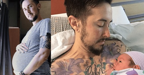 Trans man who gave birth to healthy baby boy opens up about pregnancy ...