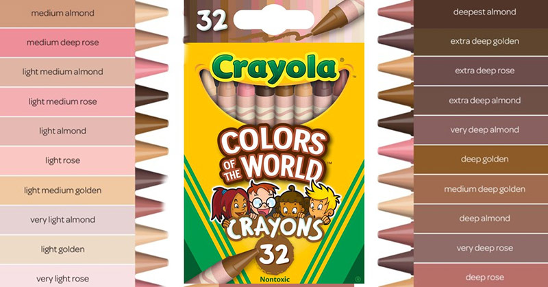 Skin Tone Crayons Introduced So Kids Can Color Themselves