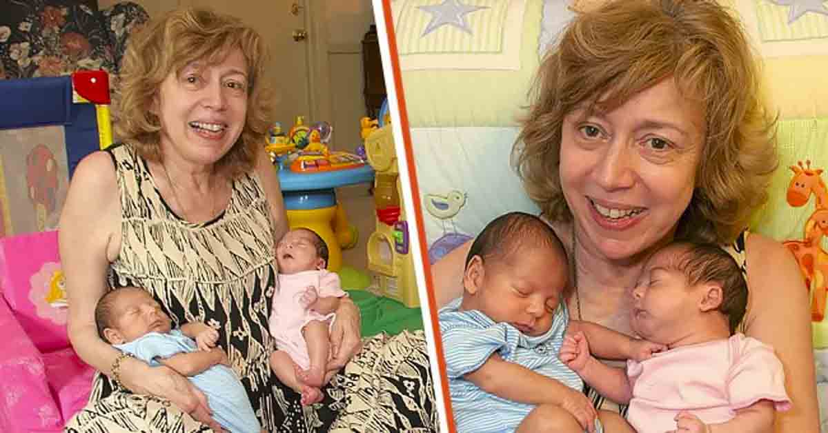 59-Year-Old Mom Gives Birth to Twins While Oldest Daughter Is ...