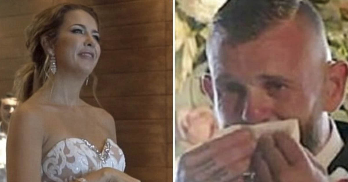 ‘i Practiced For Several Weeks Bride Surprises Groom By Signing Her