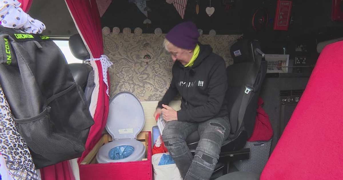 Homeless grandmother living in van after rent hike forced her out