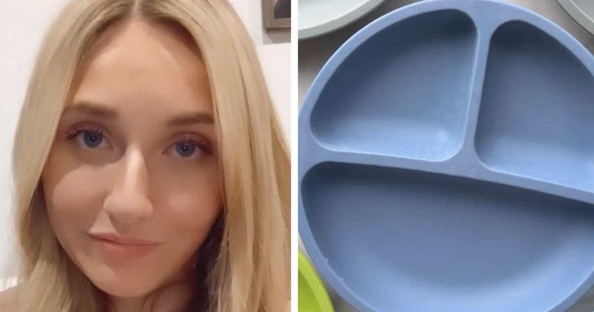 Mom issues silicone plate warning after toddler son stopped eating for ...
