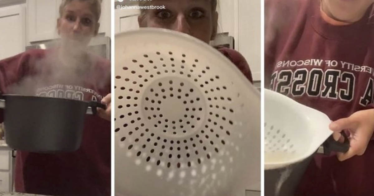 Tiktoker Discovers New Way To Use A Strainer