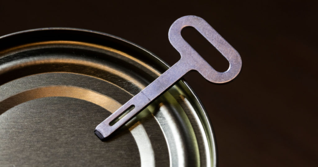 The Can Opener Key: An Old School Way to Open Your Favorite Tinned Food