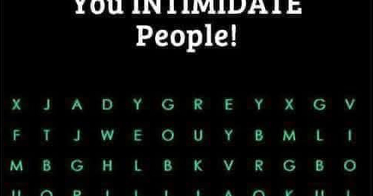 The First Three Colors Reveal How Intimidating You Can Be : Secret Life ...