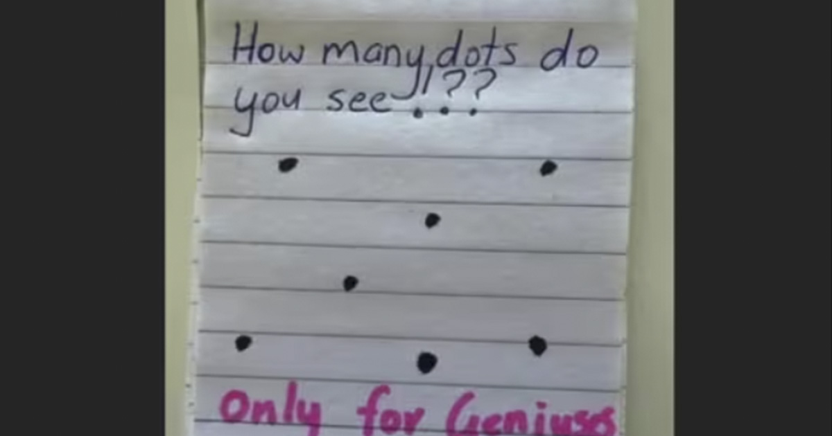 How Many Dots Can You Count? Quick IQ Test